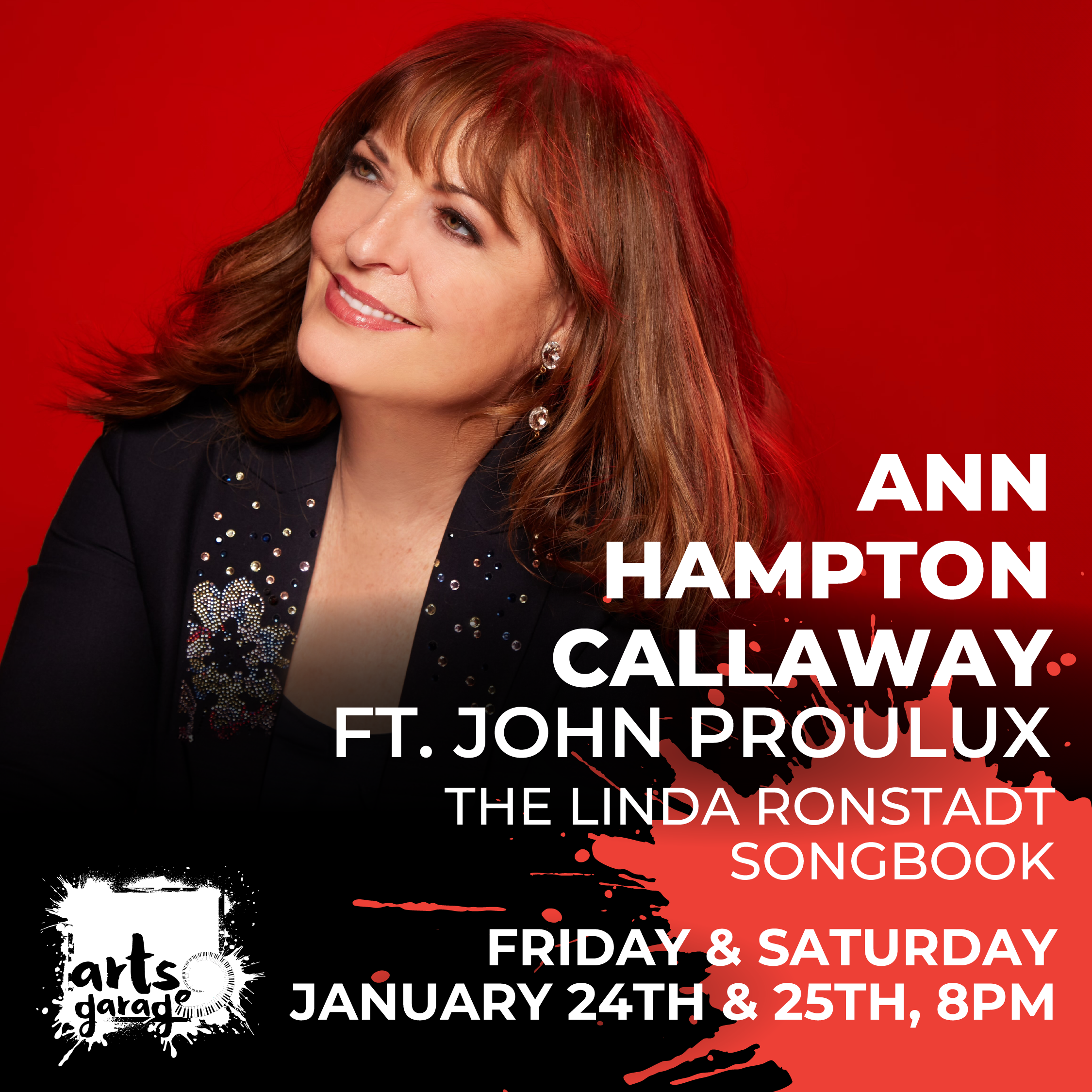 Ann Hampton Callaway Ft. John Proulx The Linda Ronstadt Songbook - Delray Beach Chamber
